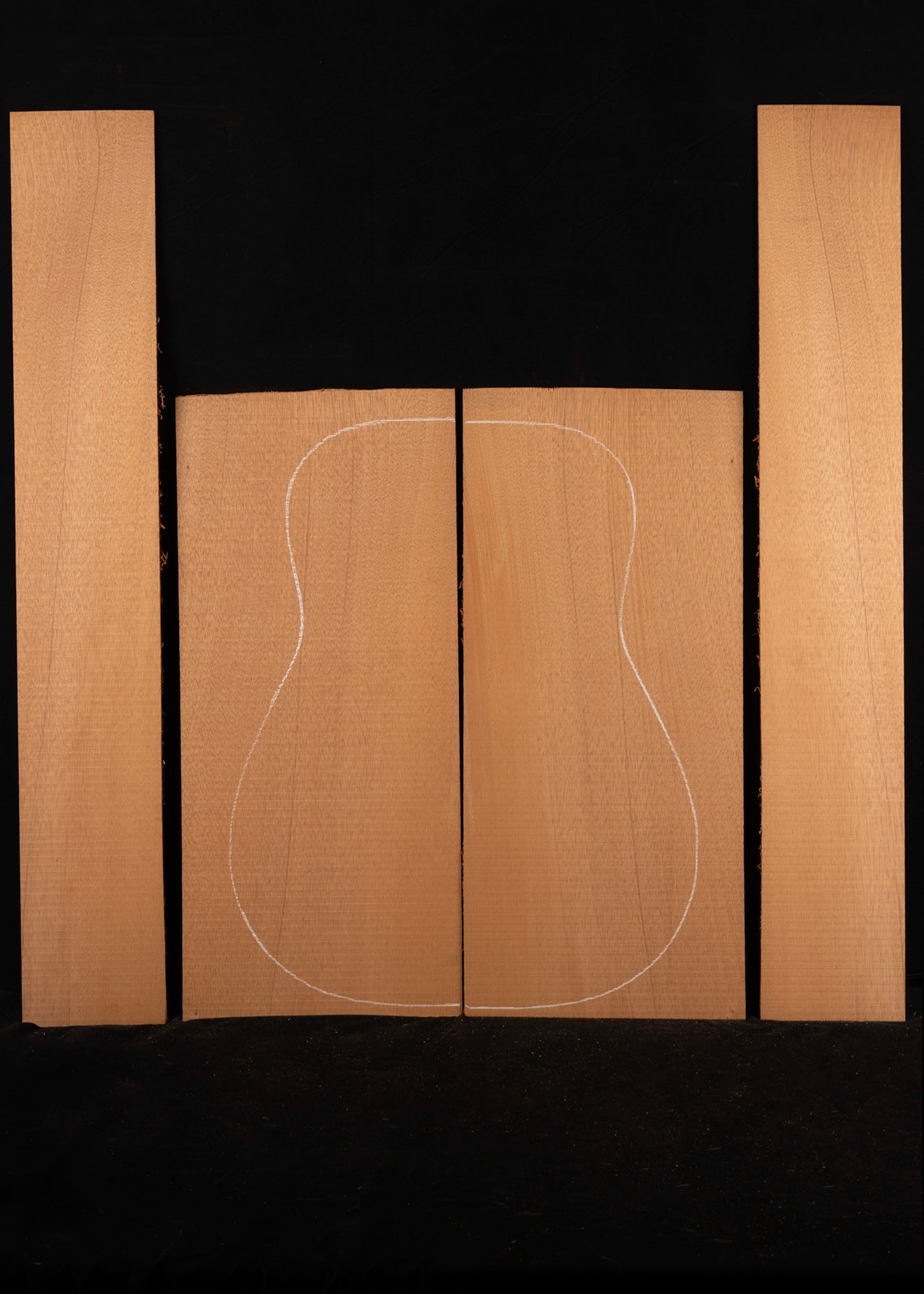 South American Mahogany Acoustic Guitar Back and Sides Set 15 – Allied ...