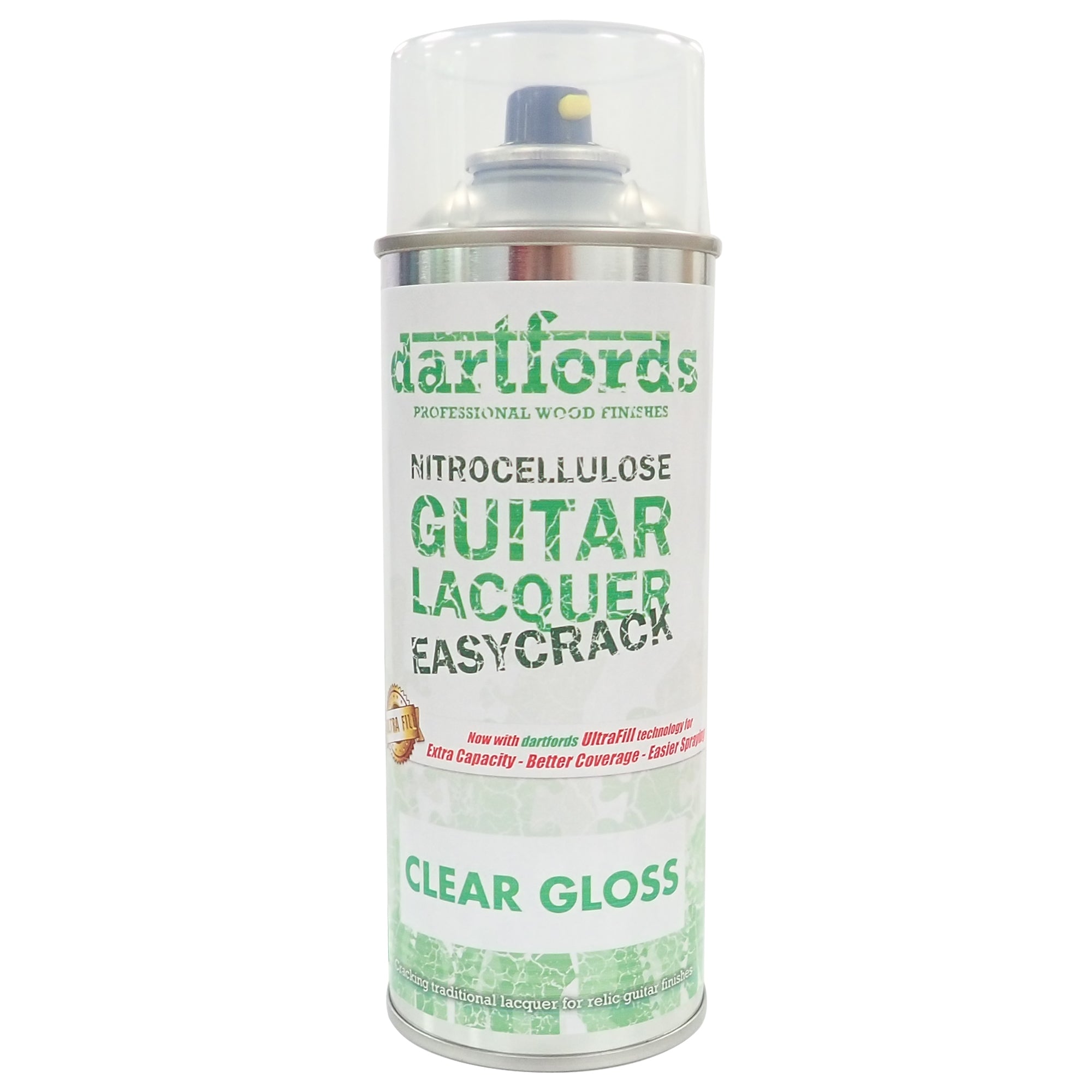 [dartfords] Gloss Clear Easycrack Nitrocellulose Guitar Lacquer - 400m ...